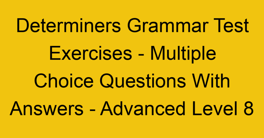 Conjunctions Test Exercises - Multiple Choice Questions With Answers ...