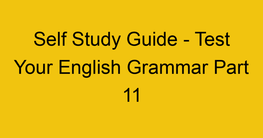 English Level Test Intermediate B1