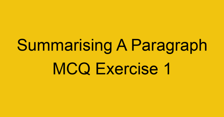 Missing Sentences - Paragraph Completion Test 1