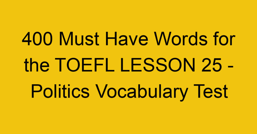 400 Must Have Words for the TOEFL LESSON 26 - A Reasonable Doubt ...